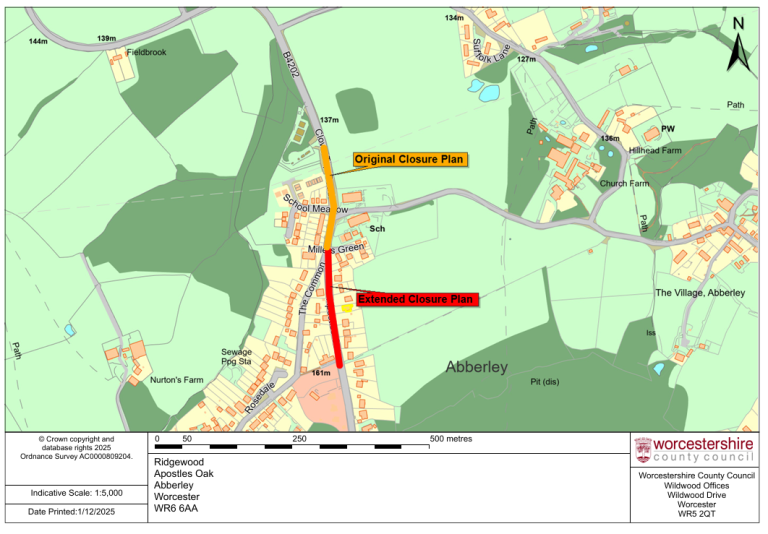 Road Traffic Regulation Act 1984 (B4202 Clows Top Road, Abberley ...